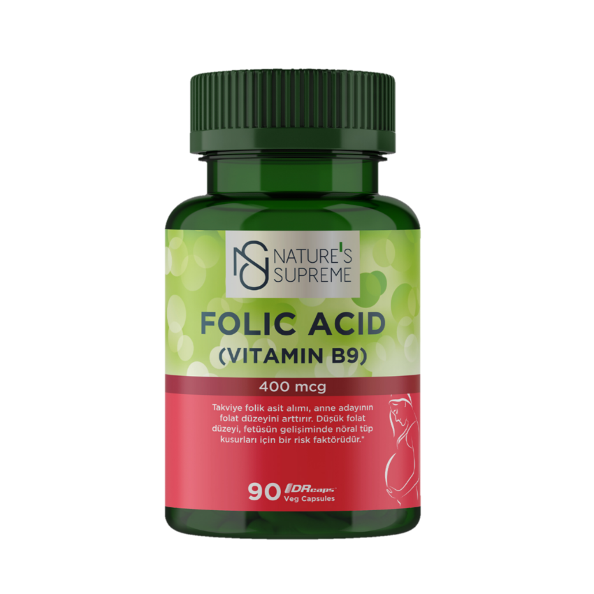 Folic Acid Natures Supreme – The Supplements Factory